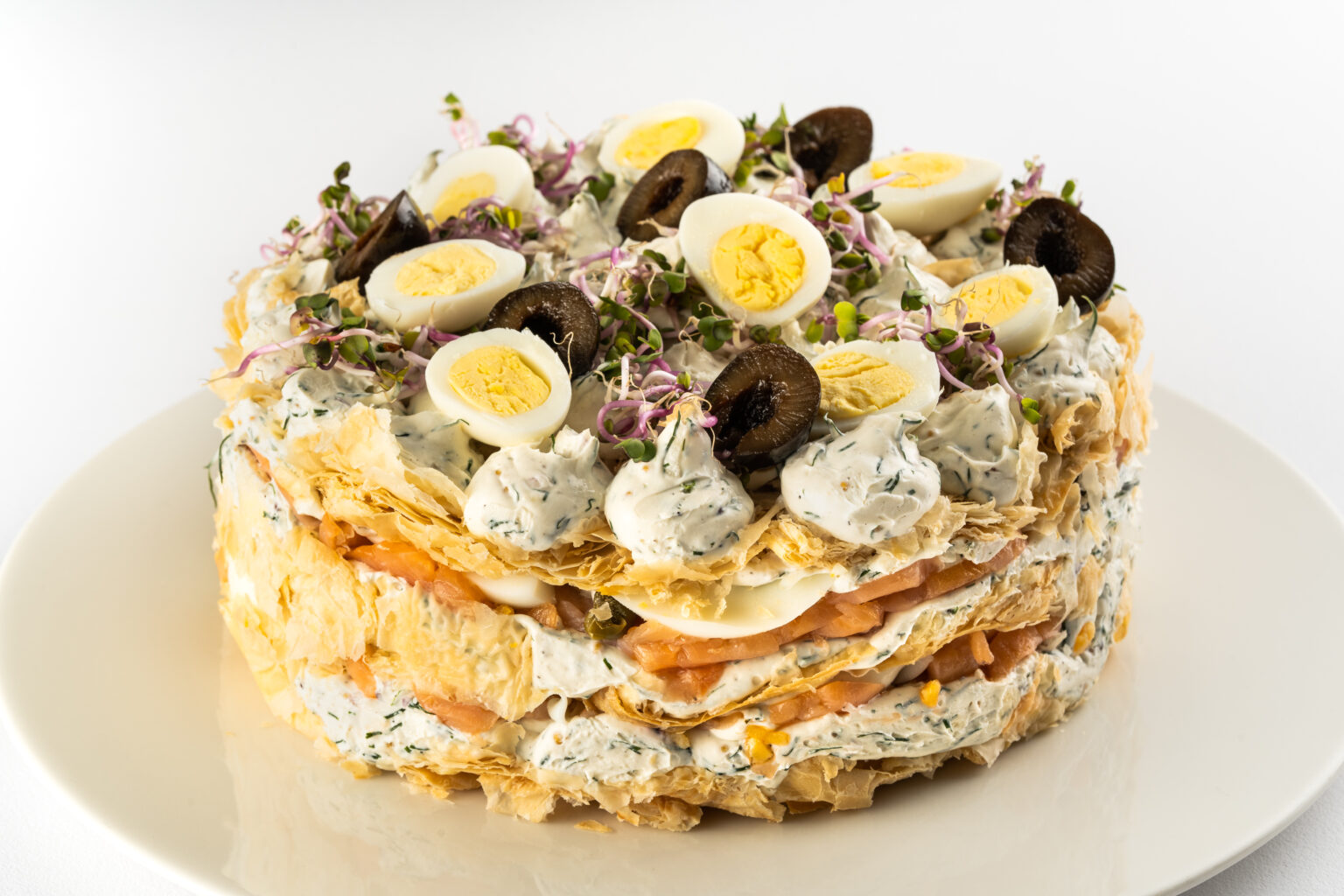 NAUJIENA! Lašišos tortas - Vieno kąsnio užkandžiai šventėms